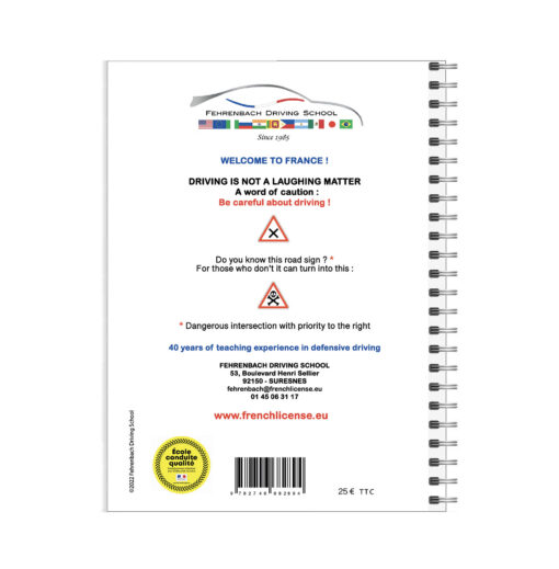 New official french highway code book 2019
